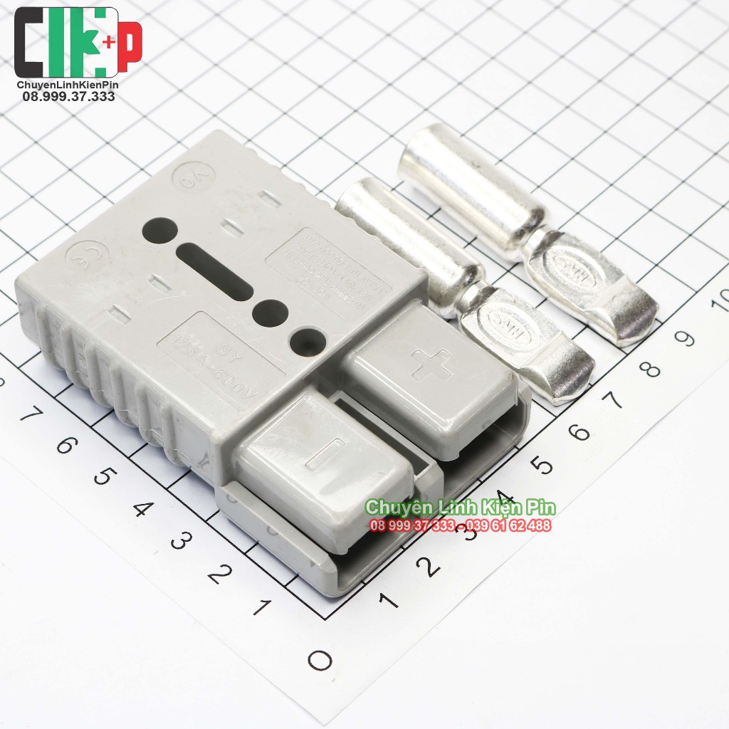 Jack cắm Anderson 175A 600V giắc kết nối Pin acquy đầu nối xe nâng tàu ...