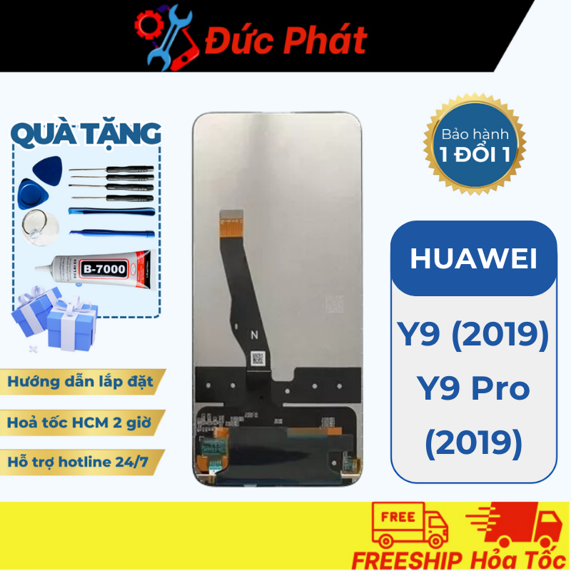 Màn Hình Huawei Y9 (2019) / Y9 Pro (2019) Zin New (Tặng kèm keo dán, bộ ...
