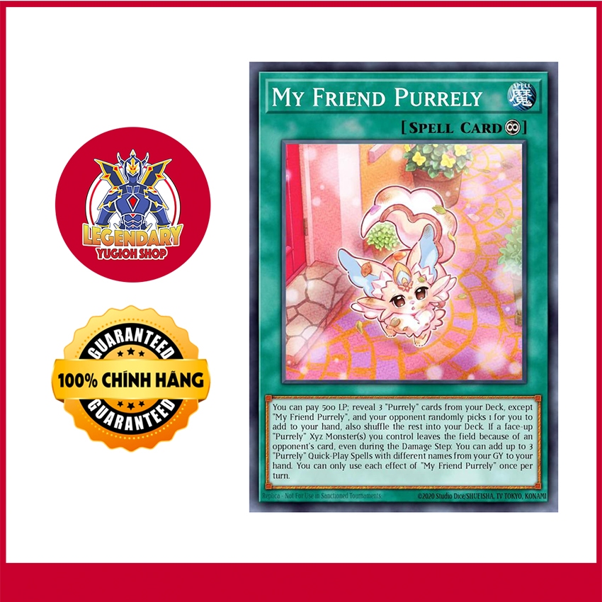[Thẻ Bài Yugioh Chính Hãng] My Friend Purrely | Shopee Việt Nam
