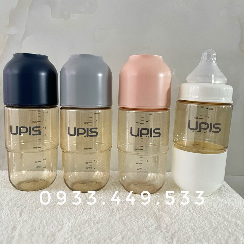Bình sữa Upis PPSU Hàn Quốc chính hãng 180ml 260ml | Shopee Việt Nam