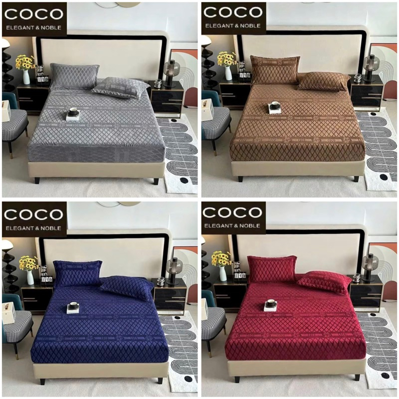 Bộ Ga Gối 3 Món Nỉ Tuyết COCO , Ga Gối Nỉ Nhung đầy đủ kích cỡ m2/m6/m8 ...