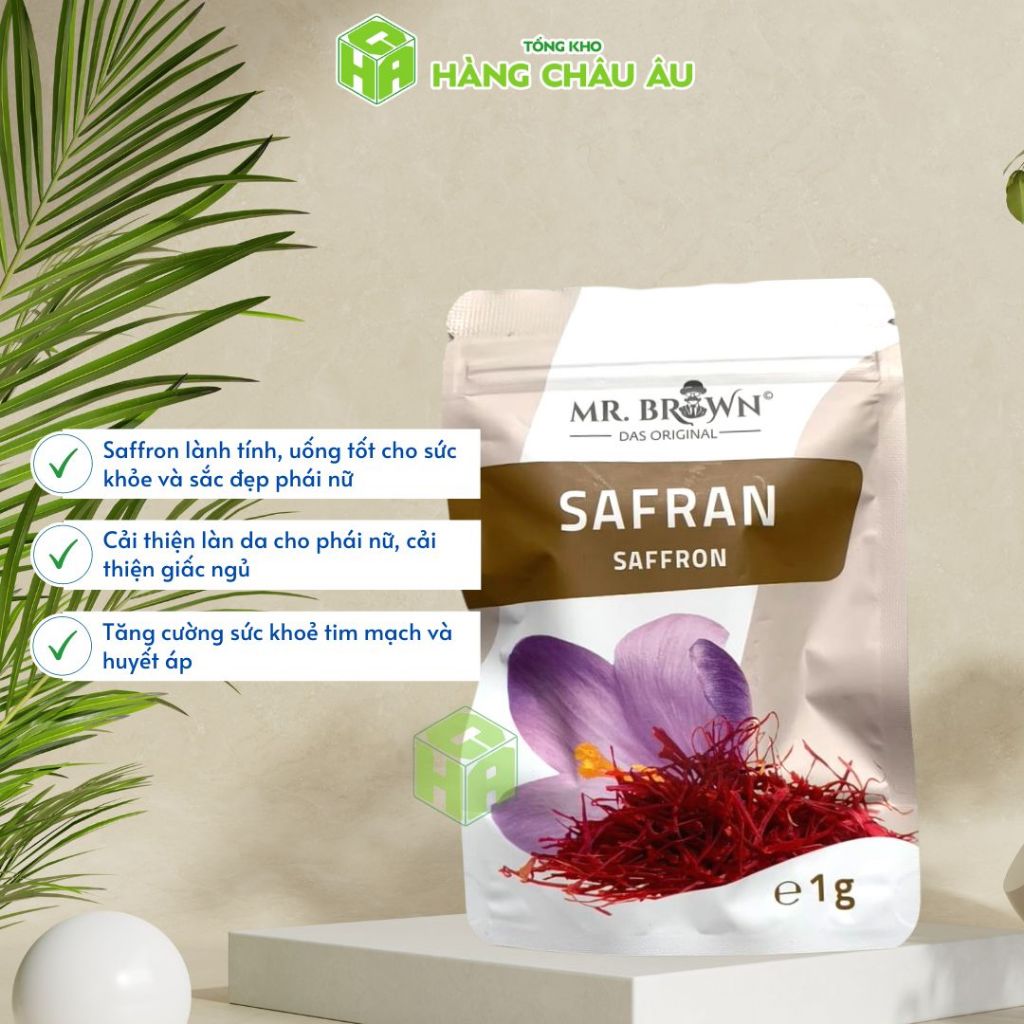Saffron Mr.Brown Nhụy Hoa Nghệ Tây Safran Das Original nội địa Đức - 1g ...