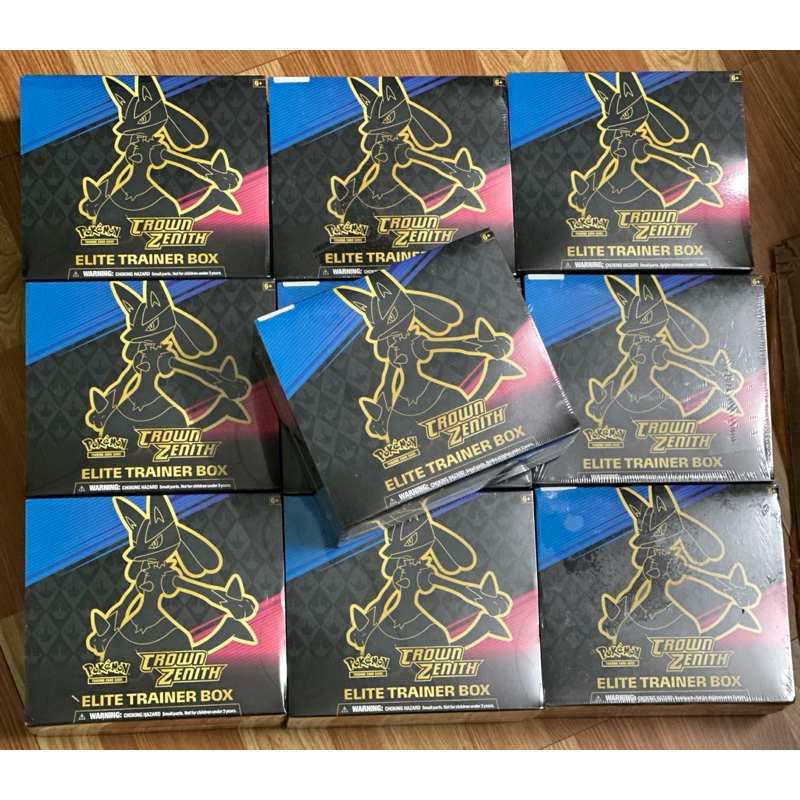 Hộp thẻ bài ETB Pokemon TCG Chính Hãng Crown Zenith/Paldea Fates/Paldea ...