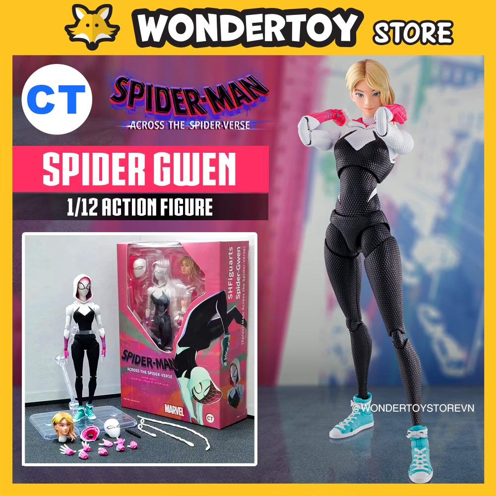 Mô Hình Hãng CT Gwen SHF Marvel Spider Across the Spider-Verse 1/12 ...