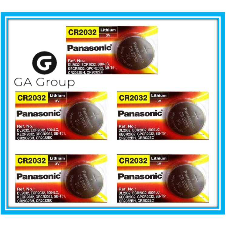 Vỉ 5 Viên Pin Cmos Pa-na/son 3V CR-2032 (đỏ) | Shopee Việt Nam