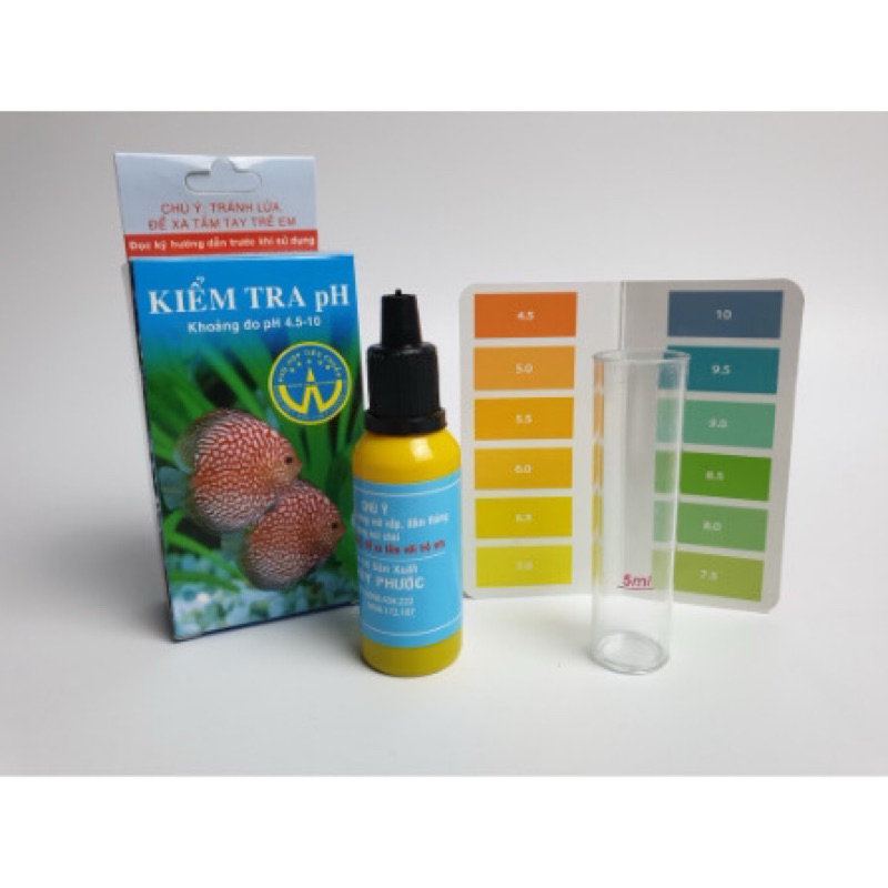 Dung Dịch Kiểm Tra Độ PH, Dung dịch thử PH, test PH, kiểm tra PH , đo ...