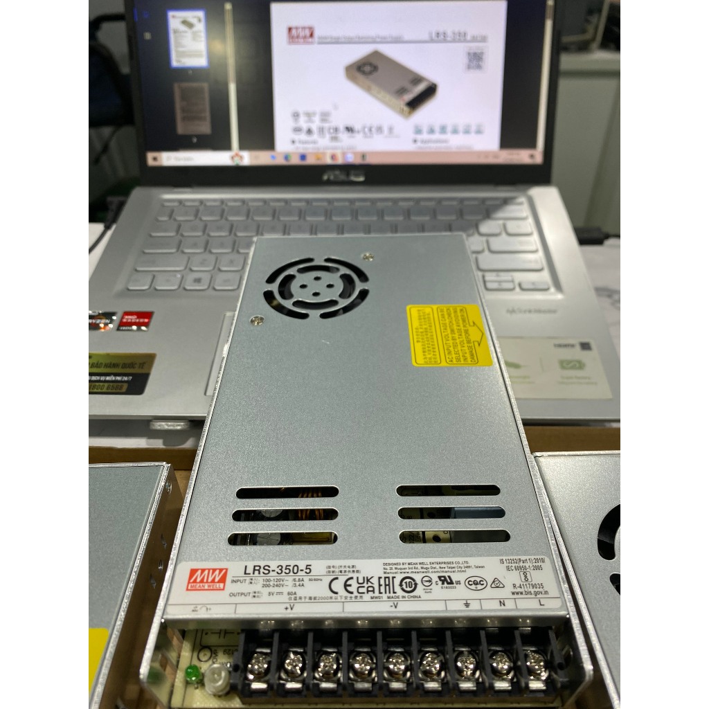 BỘ NGUỒN MEANWELL LRS-350-5, LRS-350-12, LRS-350-15, LRS-350-24, LRS ...
