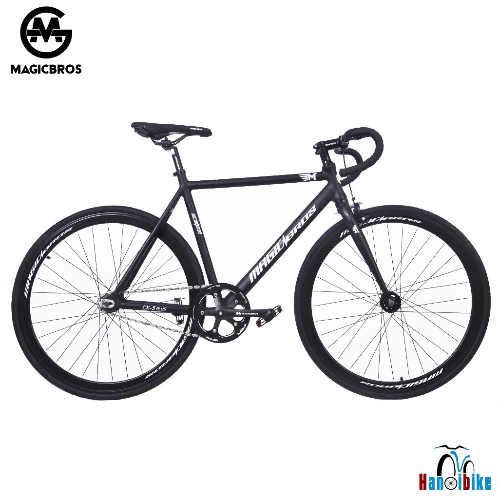 Xe đạp Fixed Gear Magicbros CX5 PLUS Khung nhôm Kèm Phanh tay | Shopee ...