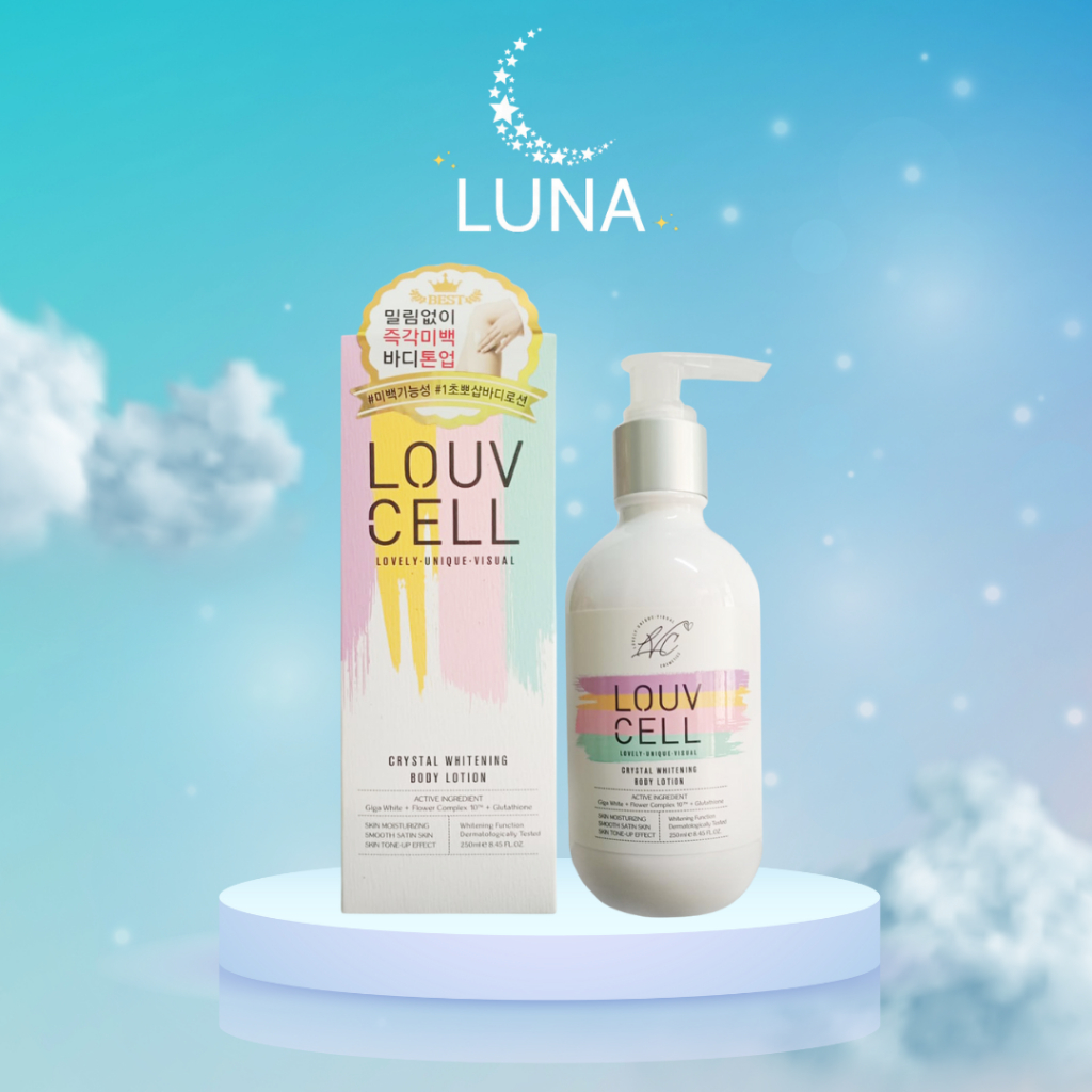 Kem Dưỡng Trắng Body Louv Cell Crystal Whitening Lotion Tuýp 120ml ...