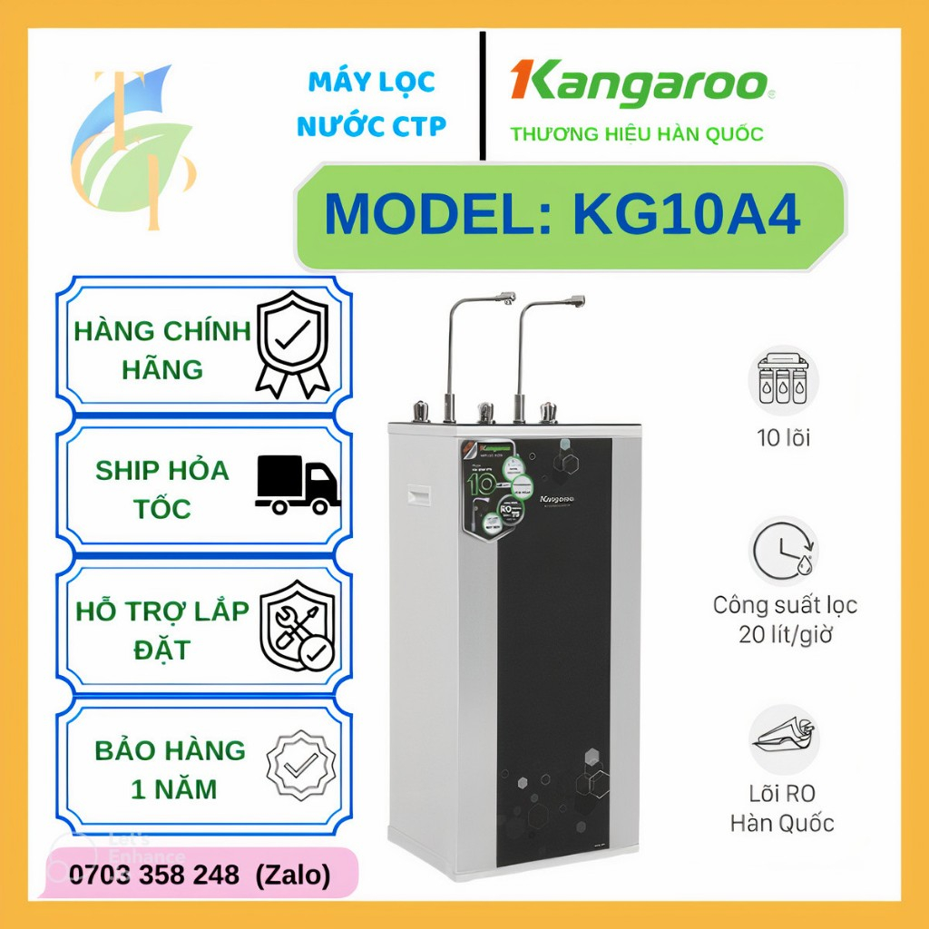 Máy lọc nước 10 lõi Hydrogen Kangaroo KG10A4_Hỗ trợ lắp đặt tại TP.HCM | Shopee Việt Nam