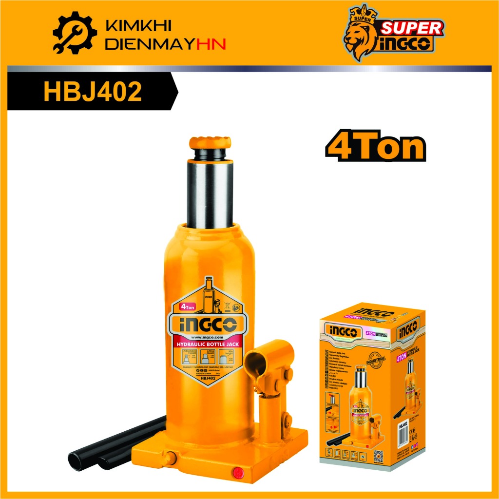 Kích đội thủy lực INGCO HBJ402 (4 tấn),HBJ202 (2 tấn), HBJ602 (6 tấn ...