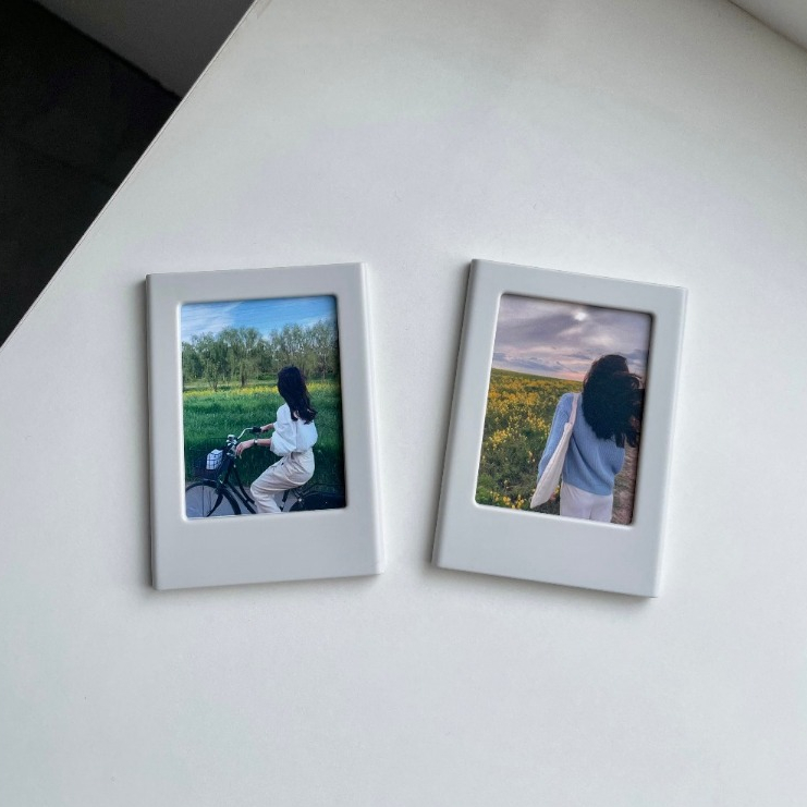 Khung ảnh nam châm fujifilm Intax mini frame kèm ảnh in theo yêu cầu ...