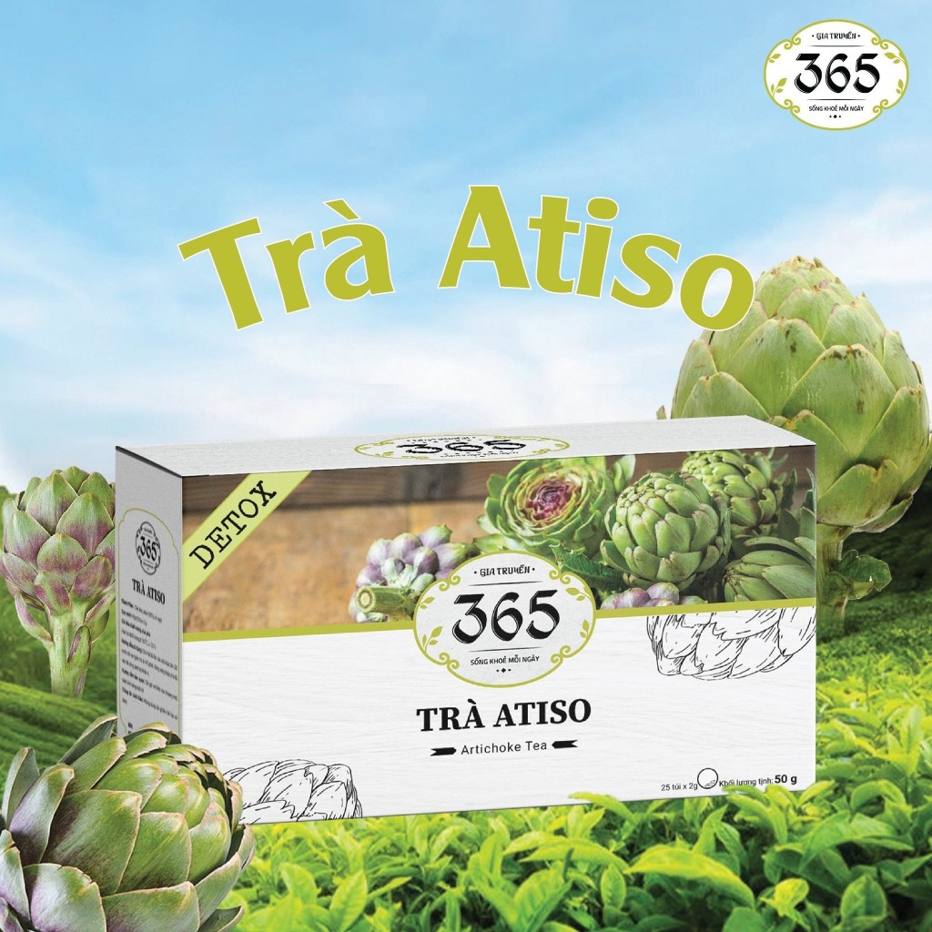 Trà Atiso Cozy Túi Lọc Thảo Mộc 365 (50gr - 25 túi) Hỗ Trợ Thanh Nhiệt ...