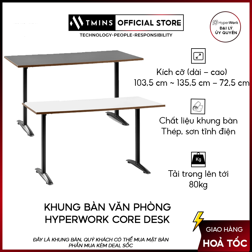 Bàn văn phòng HyperWork Core Desk - Hàng chính hãng | Shopee Việt Nam