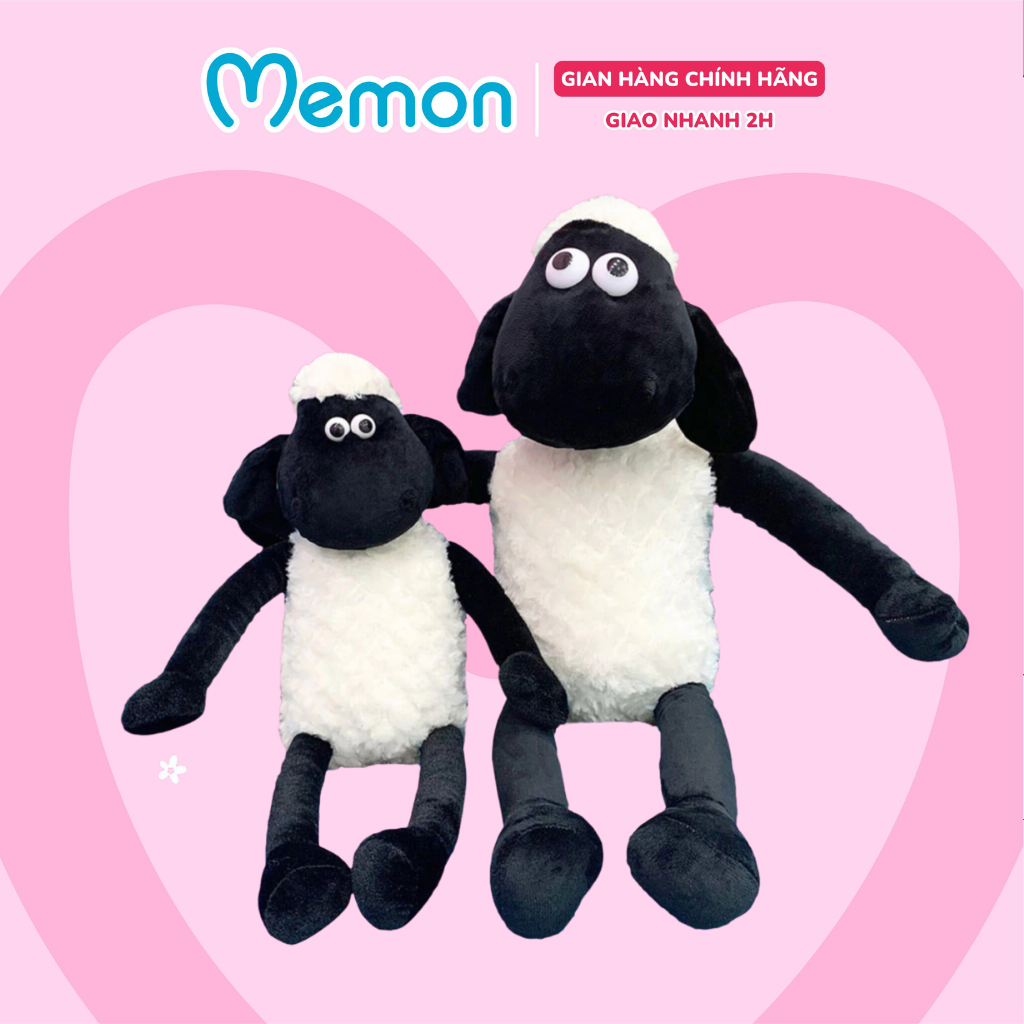 Gấu bông cừu shaun the sheep Memon cừu bông shaun dài cao cấp dễ thương ...