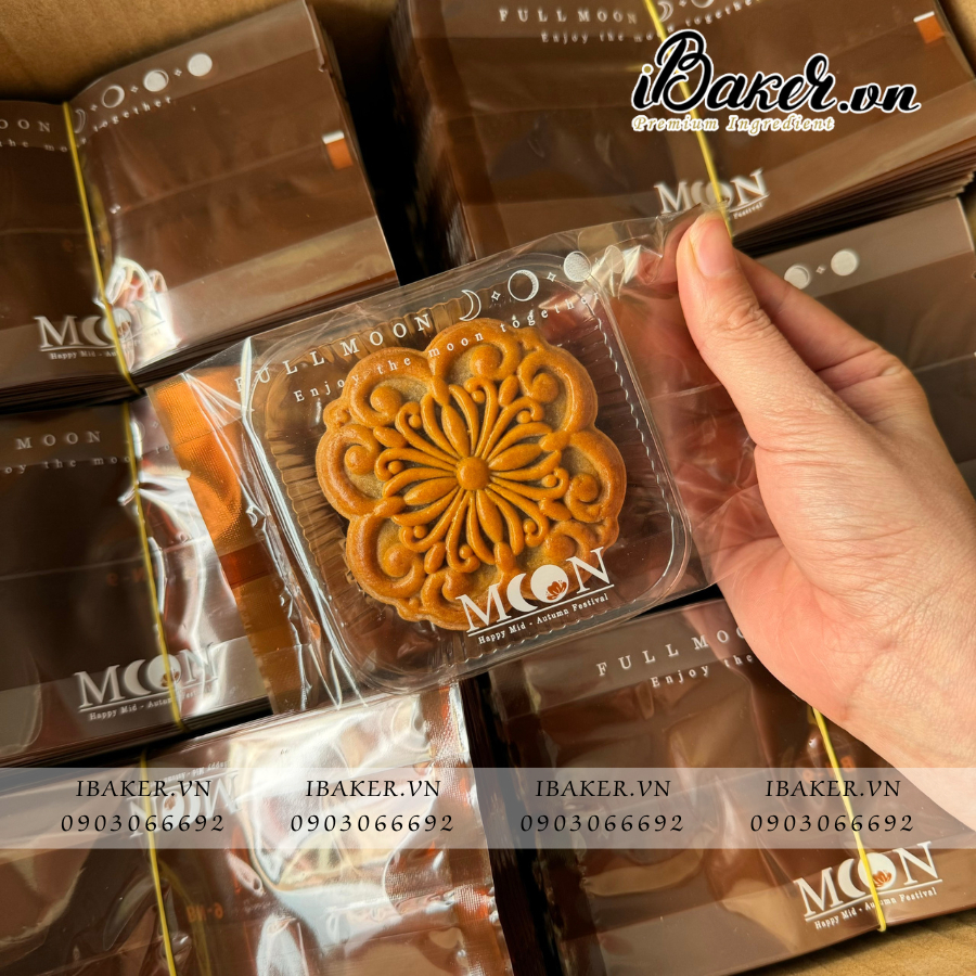 Túi Hàn Bánh Trung Thu Size 9/ Size 10 Chữ Full Moon đựng bánh 150g - 200g - Túi Trung Thu Mẫu ...