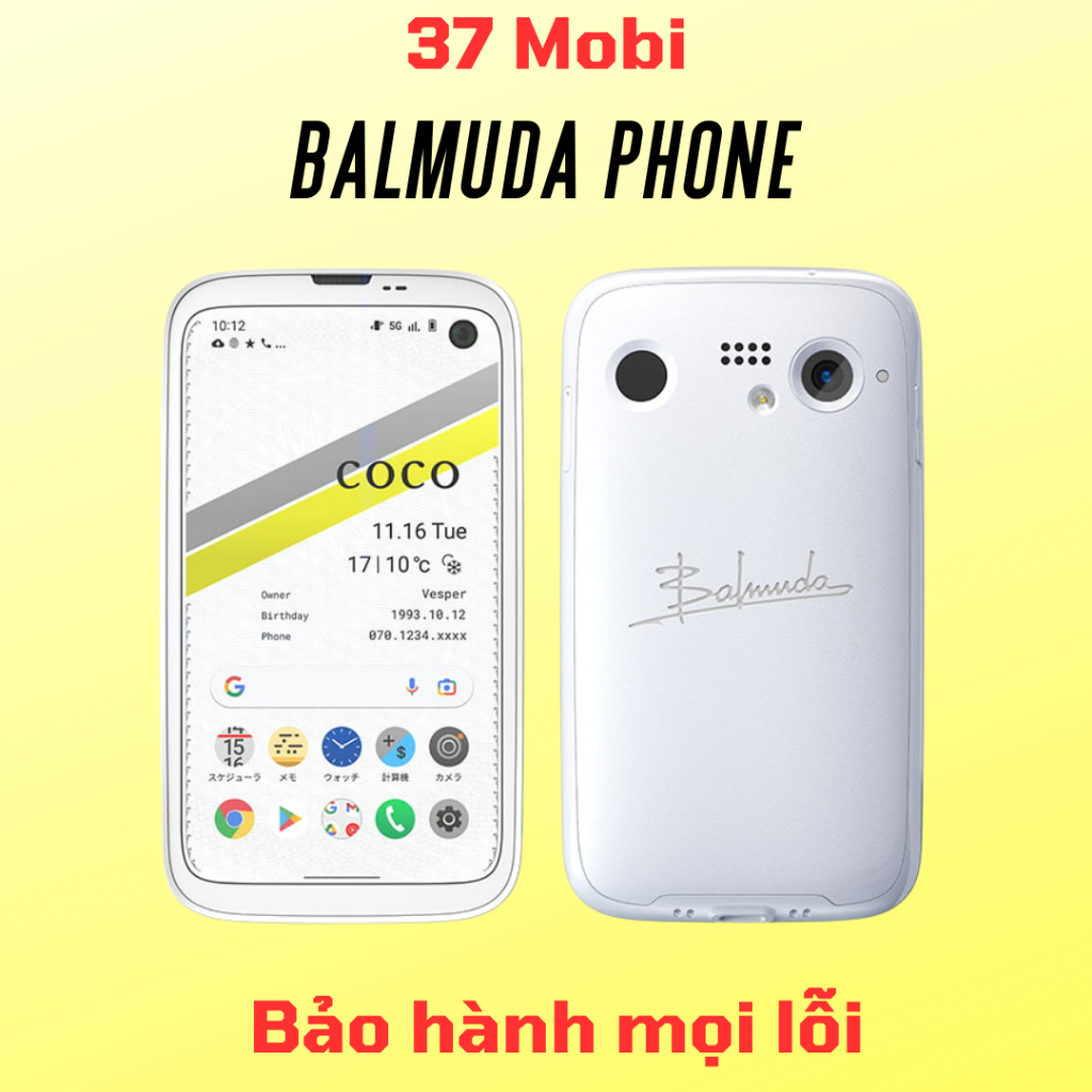 Điện thoại Balmuda Phone mini - Chip Snap 765G 5G Ram 6G+128G | Shopee ...