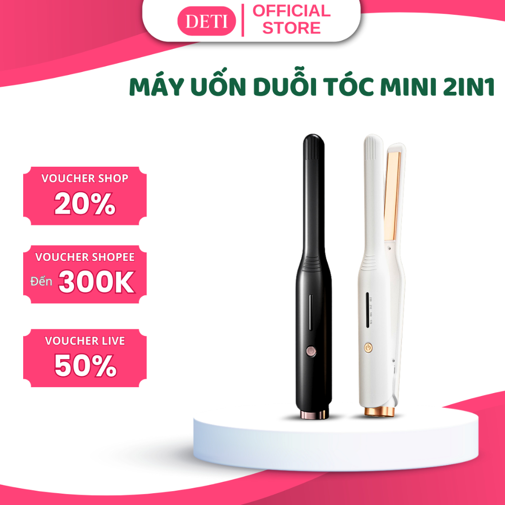 Máy uốn tóc nam, máy tạo kiểu tóc cho nam 2 in1, ép side tóc nam đa năng, máy duỗi tóc mini B128 ...
