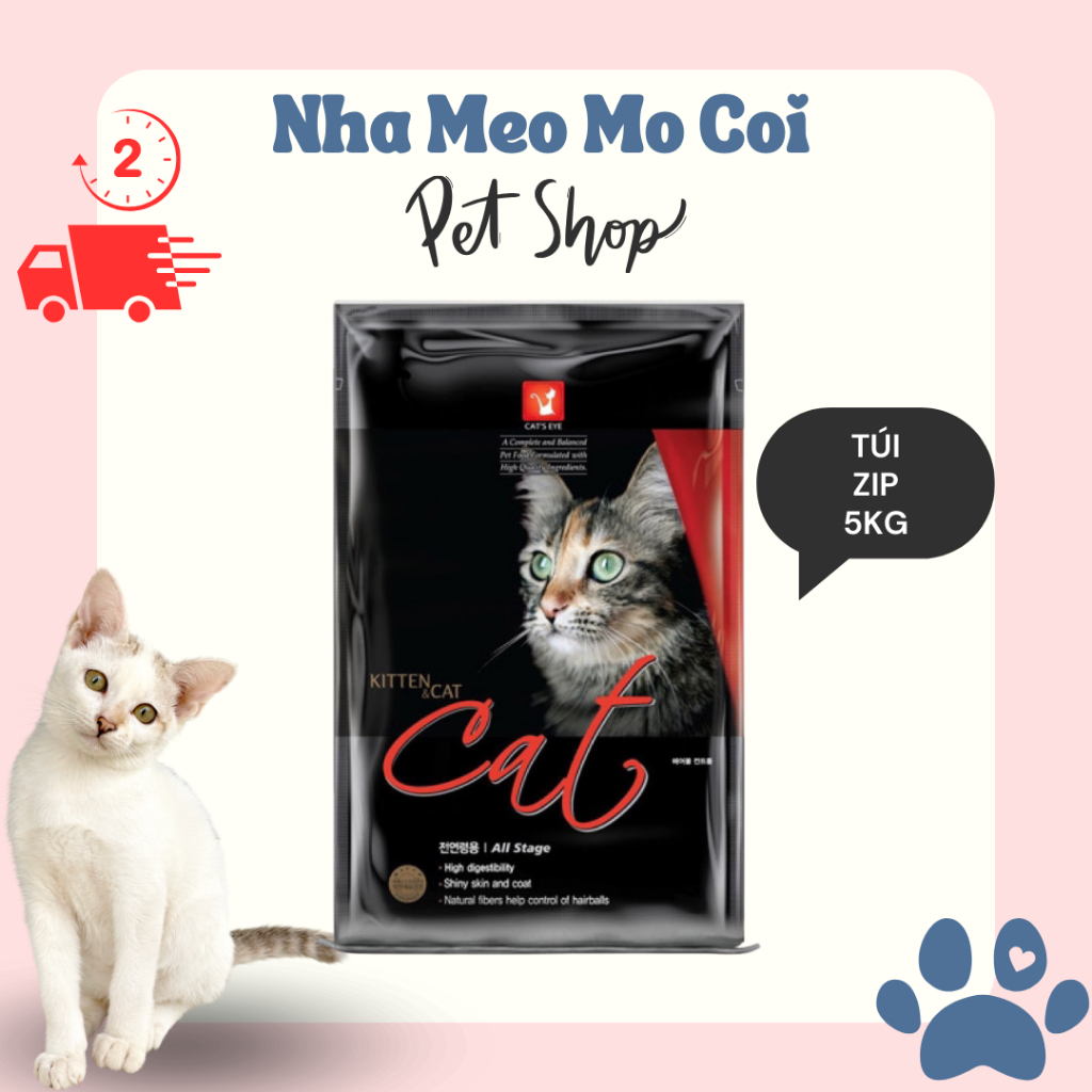 Thức ăn Hạt cho mèo 5kg bao trong zz(Cats on,, Zoi, Cateyes,,Yumi ...