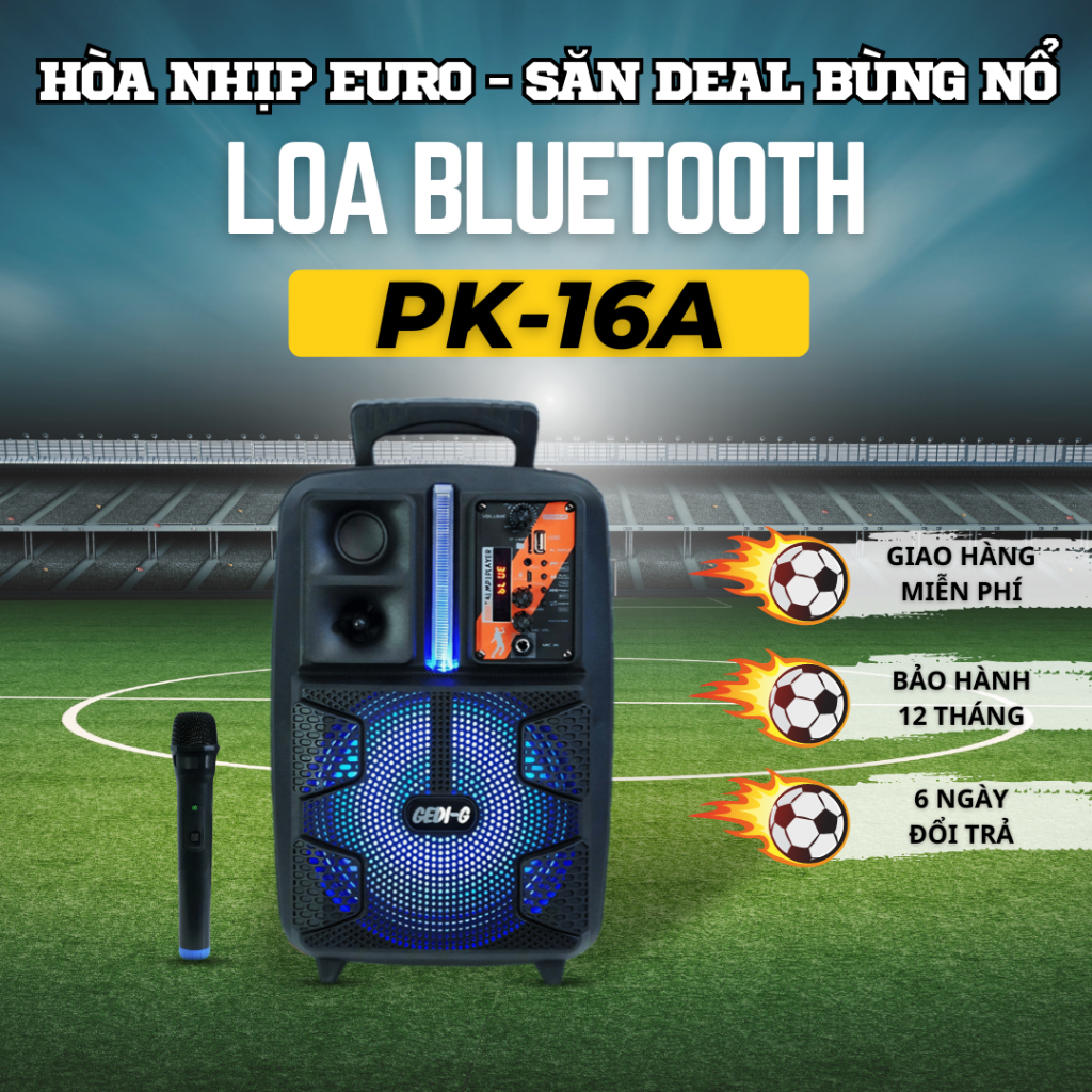 Loa Kéo Mini GEDI-G Kết Nối Bluetooth PK-16 và PK-17 Hát Karaoke, Công ...