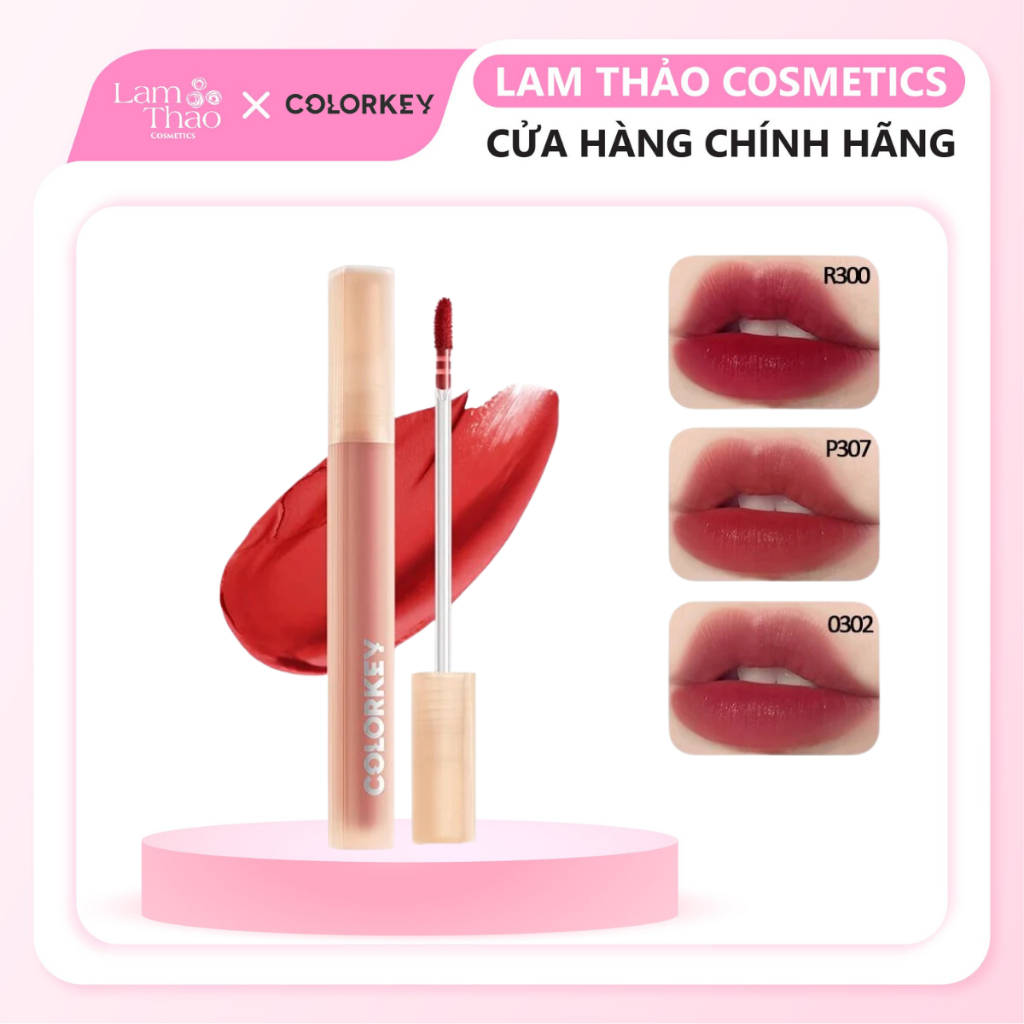 Son Kem Lì Siêu Mịn Môi Colorkey Soft Matte Water Tint | Shopee Việt Nam