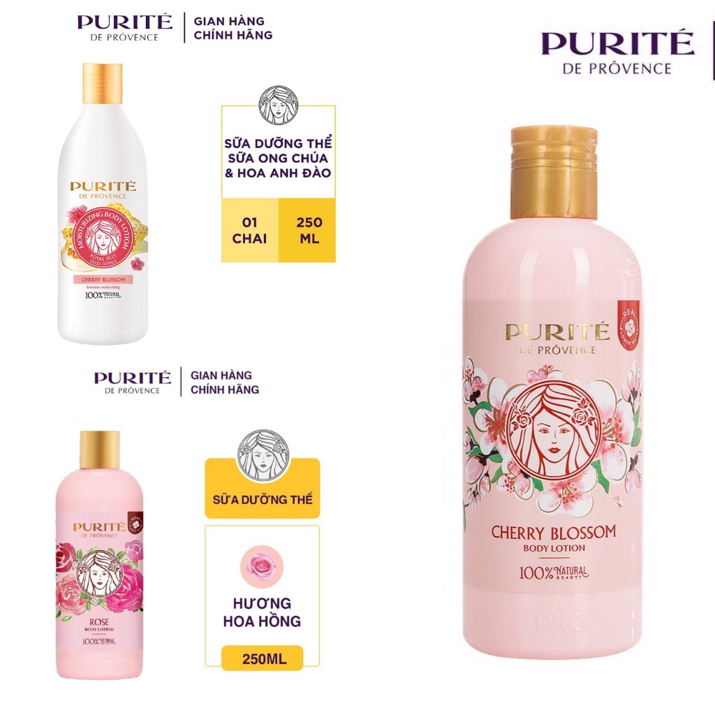 Sữa Dưỡng Thể Purite 250ml | Shopee Việt Nam