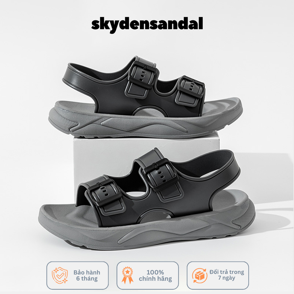 Skydensandal - Giày sandal nam nữ màu đen hính hãng Dép Sandan Nam Nữ ...