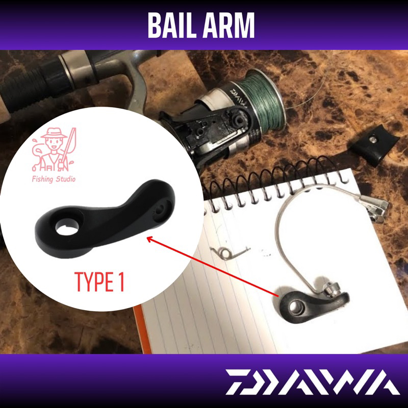 Bail Arm DAIWA Crossfire , RX LT, Laguna, … (Tai thỏ cụm gạt máy câu cá ...