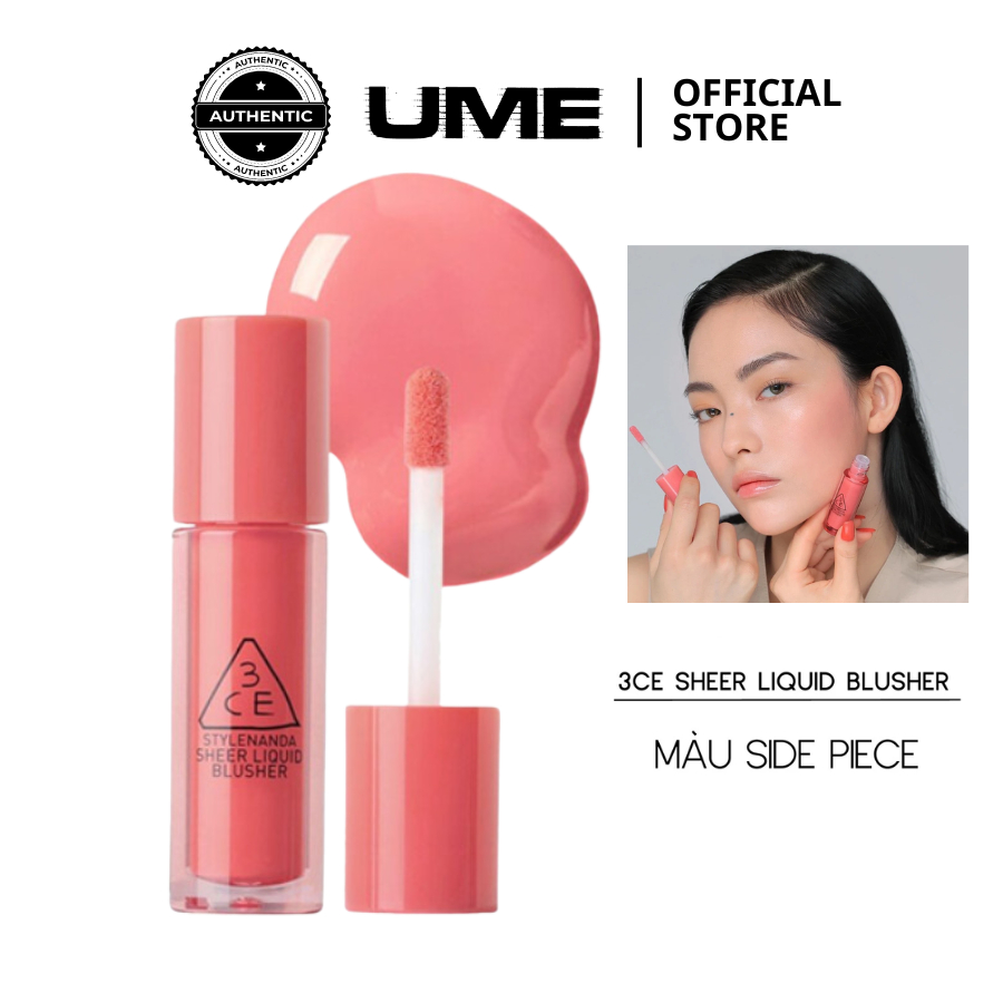 Má Hồng kem dạng bóng 3ce Sheer Liquid Blusher Dạng Kem [Side Piece ...