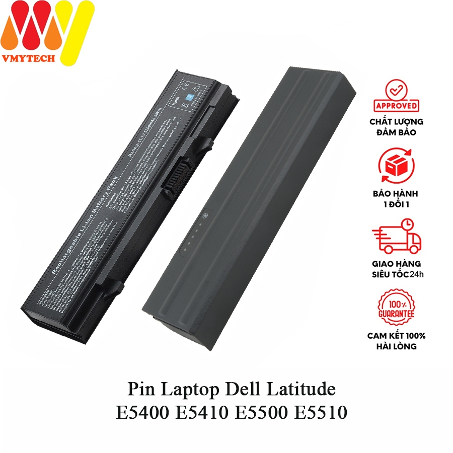 Pin Laptop Dell Latitude E5400 E5410 E5500 E5510, pin 6 cell 11,1v bảo hành 12 tháng | Shopee ...