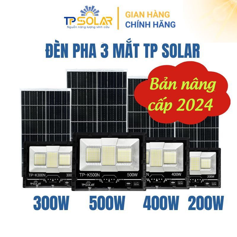 Đèn Pha Led, Đèn Năng Lượng Mặt Trời TPSolar Cảm Biến Ánh Sáng, Chống Nước IP67, Bảo Hành 3 Năm ...