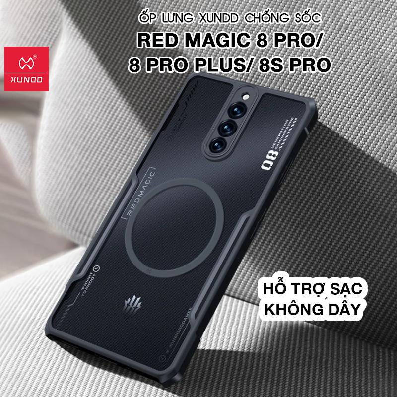 [Hỏa Tốc HCM] Ốp lưng XUNDD Red Magic 8 Pro / 8 Pro Plus / 8S Pro - Hỗ ...