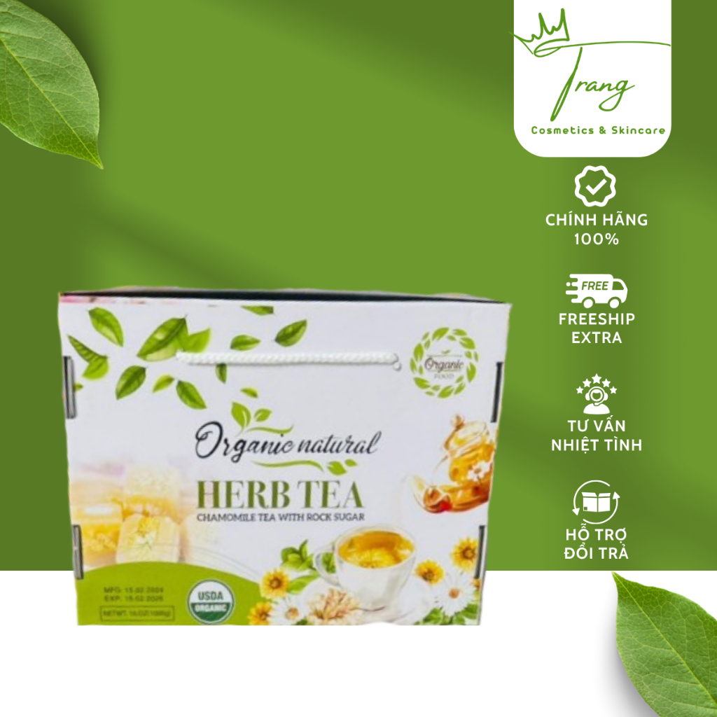 Trà Thảo Mộc, Trà Dưỡng Nhan, Trà Thanh Nhiệt HERB TEA CÓ MIX CÁC LOẠI (Hộp 30 Gói) Đẹp Da, Giảm ...