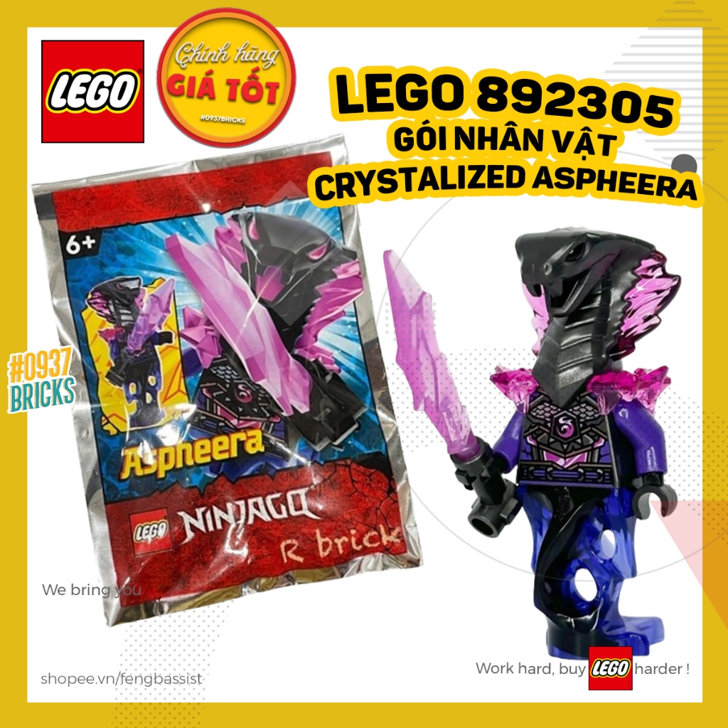 [SẴN HÀNG] LEGO NINJAGO 892305 Lego Ninjago Crystalized Aspheera RẮN ...