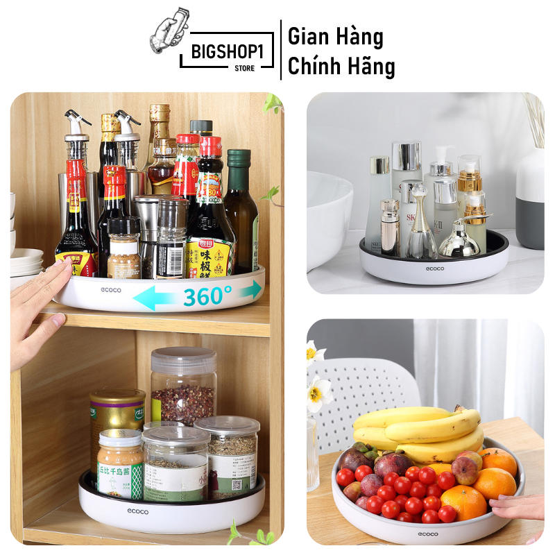 Kệ tròn xoay 360 đa năng dùng trong nhà bếp , đựng mĩ phẩm cao cấp ...