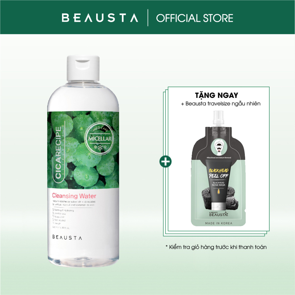 Nước Tẩy Trang Beausta Cicarecipe Low pH Micellar Cleansing Water 500ml ...