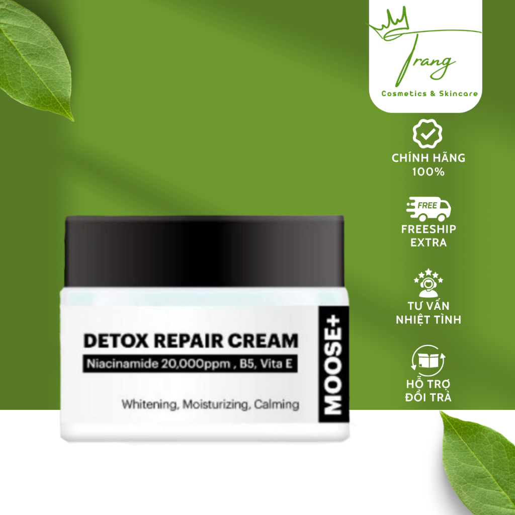 Kem Dưỡng Moose 50g Detox Repair Cream Moose Dưỡng Trắng Phục Hồi Cấp ...