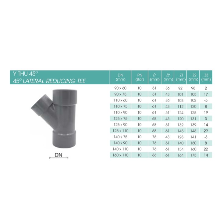 y thu nhựa upvc d160/110 | Shopee Việt Nam