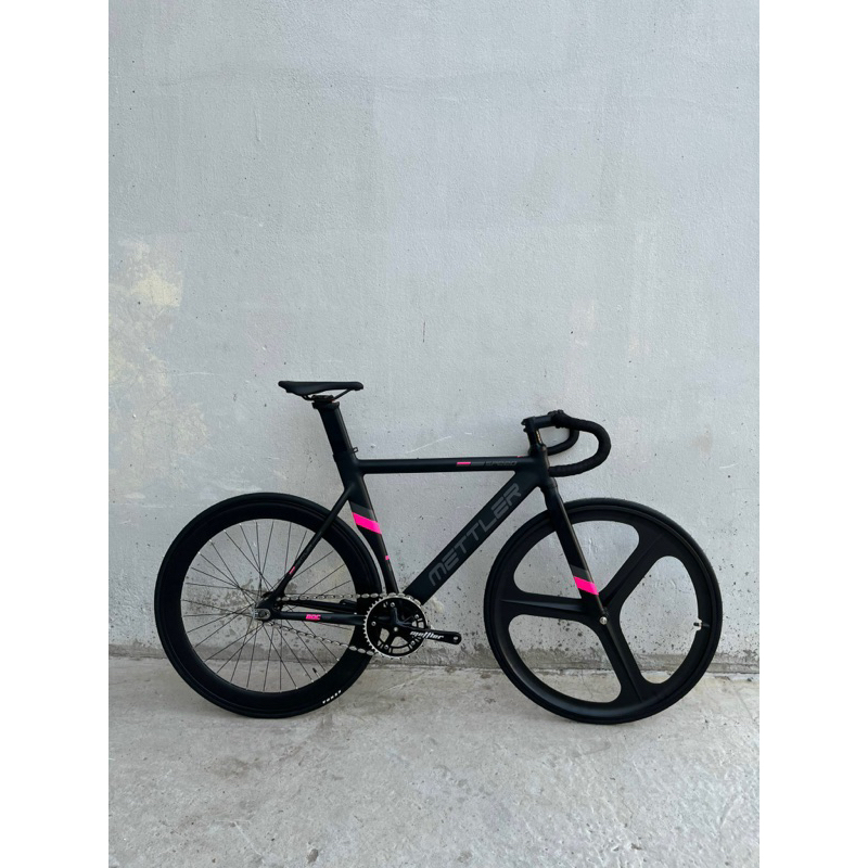 Xe đạp thể thao Fixed Gear Mettler khung nhôm không mối hàn, bánh 3 đao ...