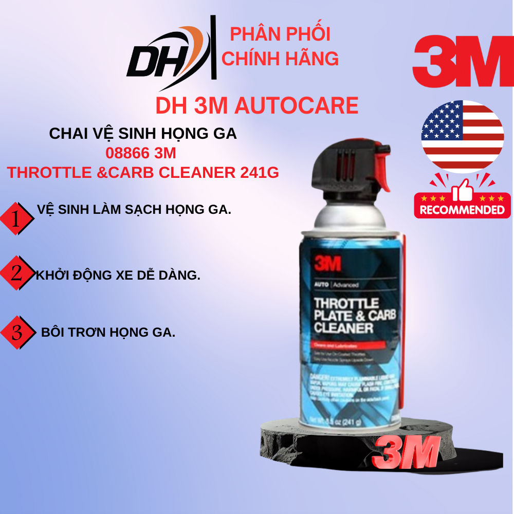 Dung Dịch Vệ Sinh Bộ Chế Hòa Khí Và Vệ Sinh Bướm Ga 3M 08866 THROTTLE ...