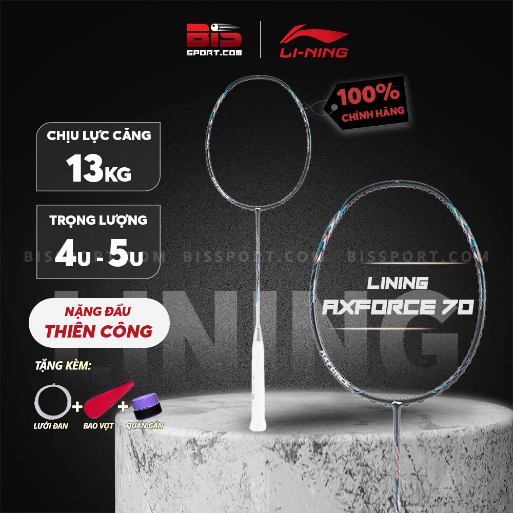 Vợt Cầu Lông Lining Axforce 70 Chính Hãng - Sức Căng 13Kg - Vợt Thiên ...