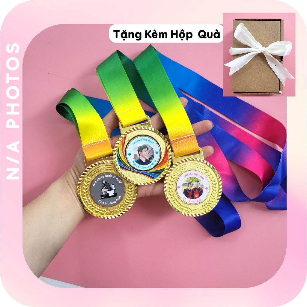 Huy Chương in theo yêu cầu, Huy Chương Kỉ Niệm kèm ảnh | Shopee Việt Nam