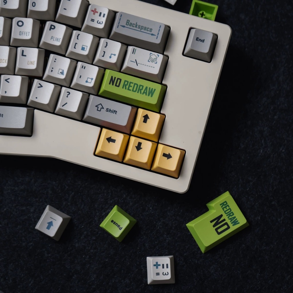 Bộ Keycap Retro NO: RED DRAW cad ver - Profile Cherry | Shopee Việt Nam