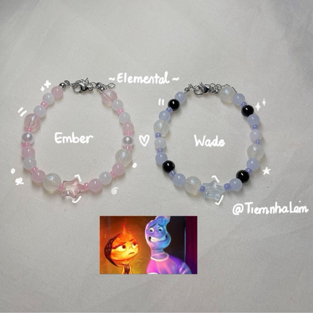 vòng tay đôi Elemental - Ember x Wade, vòng tay handmade | Shopee Việt Nam