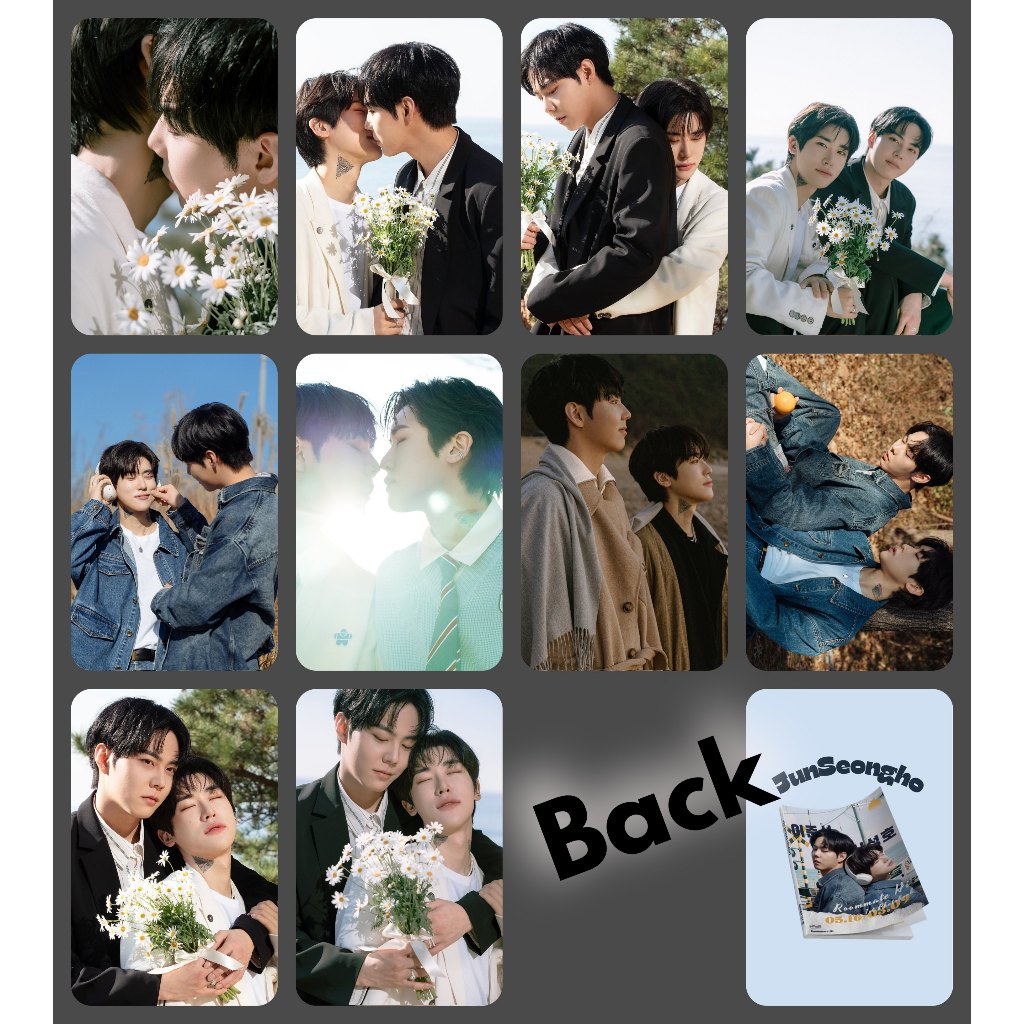 Set 10 card giấy bo góc in 2 mặt ảnh BL - JunSeongho | Shopee Việt Nam