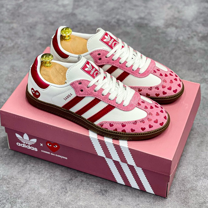 Giày A’dd Sam Ba White Pink Lai Au Sc [ Full Box ] | Shopee Việt Nam
