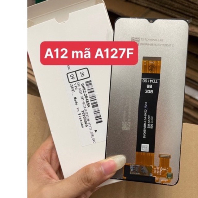 Màn hình Samsung A12 ( mã A127F ) cáp đen zin hãng | Shopee Việt Nam