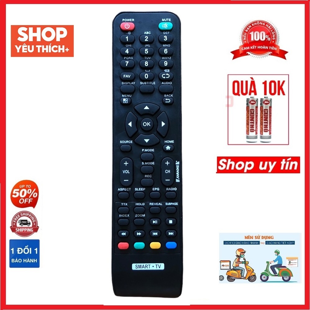 Điều khiển tivi nanomax SMART TV , Remote dùng cho tivi nanomax SMART ...
