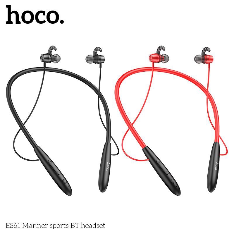Tai nghe bluetooth đeo cổ Hoco ES61 hỗ trợ cắm thẻ nhớ TF, có nam châm ...