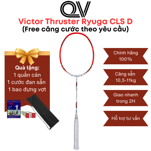 Vợt cầu lông Victor Thruster Ryuga CLS D chính hãng Quốc Việt Badminton ...